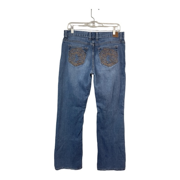 Disney | Jeans | Disney Parks Womens Size 2 Jeans Embroidered Bootcut ...